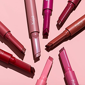 Kaja Lip Gloss - Heart Melter | High-shine, Glossy Finish, Playful Bubblegum Pink, Moisturize, 02 Sweet Talk, 0.04 Oz