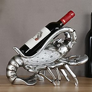 DOUBA Lobster Shaped Wine Rack European-Style Home bar Wine Cabinet Wine Rack Desktop Ornaments