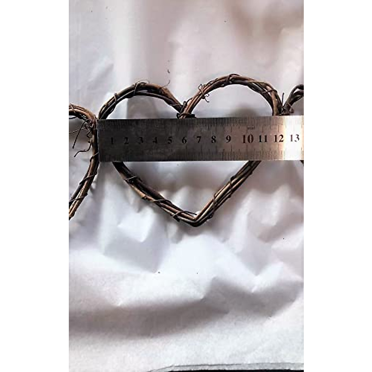 Vine Hearts Rustic Garland for Bridal Shower, Fall Wedding Reception Head Table, Baby Showers - In Choice of Length