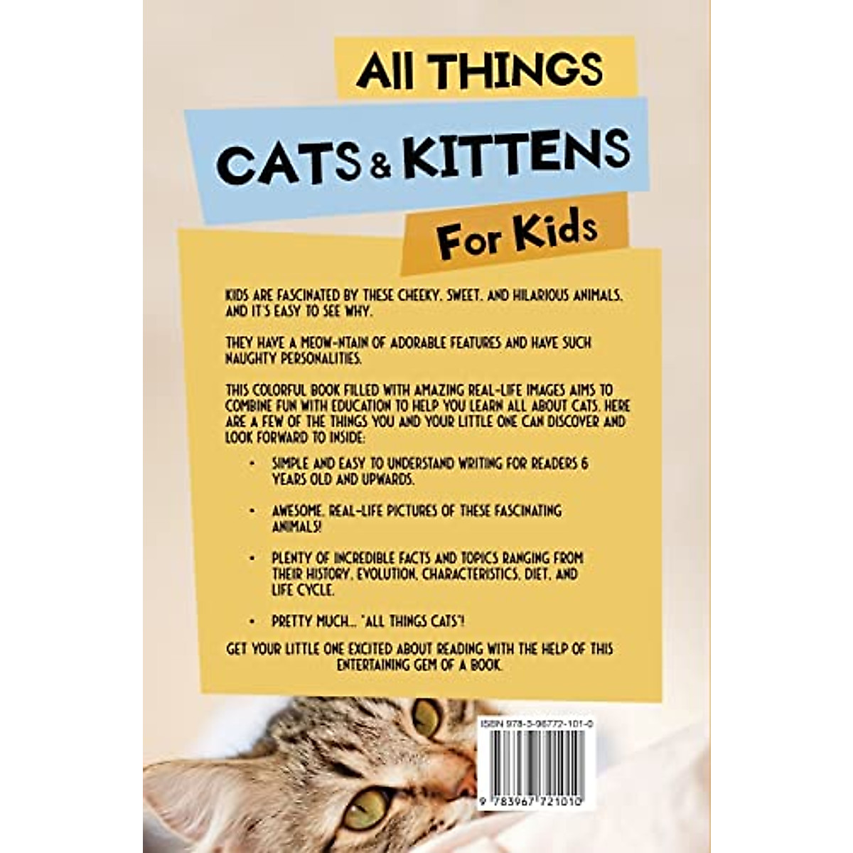 All Things Cats & Kittens For Kids: Filled With Plenty of Facts, Photos, and Fun to Learn all About Cats