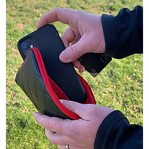 SILCA Borsa ECO | Water Resistant Travel Wallet | Jersey Pocket Wallet | Single Pocket Essentials Phone Pouch | Bike Travel Cases | Riding Wallet | Cycling Wallet