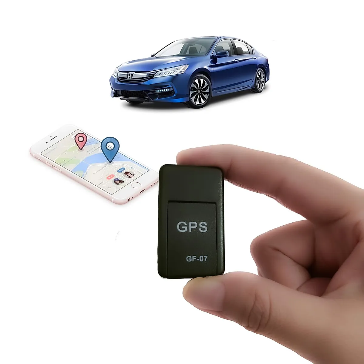GPS Tracker for Vehicles,GPS Tracking Device,Full Global Coverage Mini Magnetic Car GPS Tracker Portable Real Time Locator for Cars/Trucks/Dogs/Person. No Subscription Required/No Monthly Fee