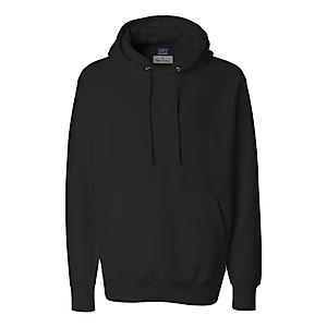 MV Sport Cool Fleece Hoodies for Men (Drawstring Hoodie Mens Sweatshirt) Mens Hoodies Pullover (Black, X-Large)
