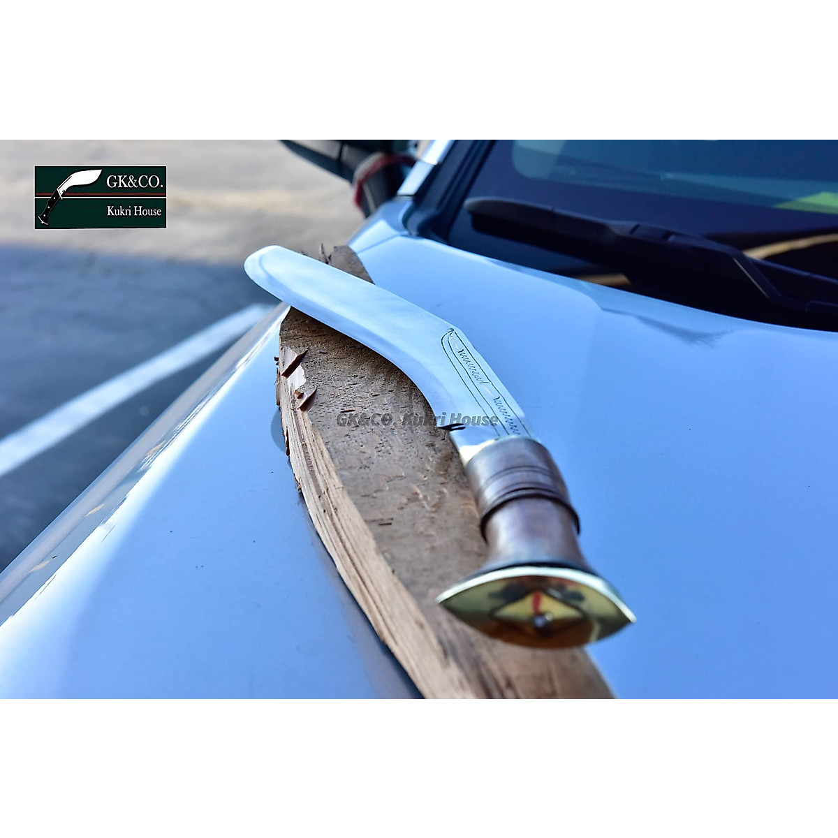 GK&CO. Kukri House Genuine -Authentic Kukri/Khukuri -16'' Bhojpure Wooden Handle Camping and Hunting knife by Gk&Co khukuri