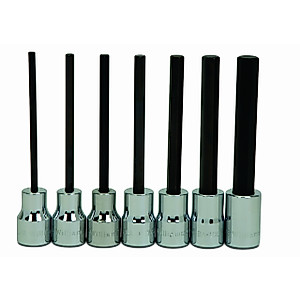 Williams WSBS-7LRC 7-Piece Long Hex Bit Socket Set
