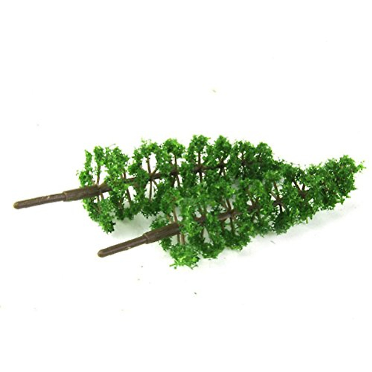NUOLUX 20pcs Model Tree 1:100 9cm Plastic Fir Trees Model Train Scenery Landscape1