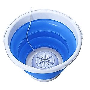 AEIOFU Portable Mini Foldable Washing Machine USB Powered Lightweight Washer for Home Travel Apartment Portable Compact Washing Machine Foldable Mini Washer Mini USB Washer