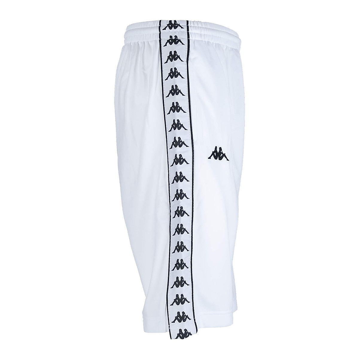 Kappa Banda Treadwell Shorts 3500920-A04, Mens, White/Black, S