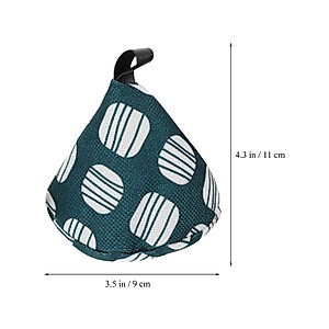 OSALADI 2pcs Hot Handle Holder Non Slip Pot Holders Cover Assist Hot Pan Handle Triangle Fabric Pot Clip Pot lid Gloves Anti Scalding Protector Kitchen Cooking Pot Handle Hat