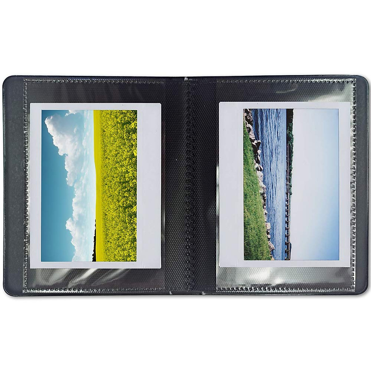 Polaroid Color Film for 600 (5 Packs of Film - Total 40 Photos) + Album + Cloth