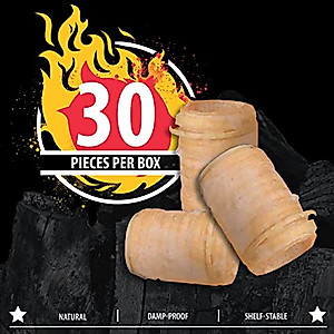 FOGO Ultimate Fire Starter Bundle, Blazaball and FOGOstarters Natural Fire Starters 30 Pieces