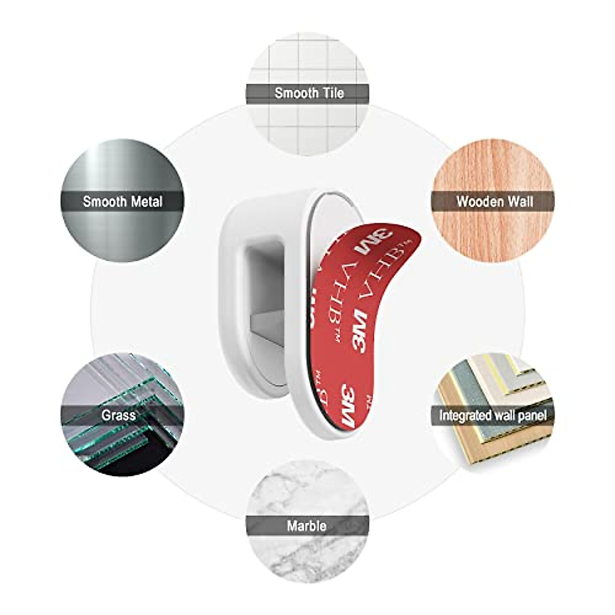 BEZOX Toothpaste Tube Holder Wall Mount Utility Hook – Face Cream Tubes Hanger Wall Mounted Tooth Paste Organizers Gripper, 3 PCS