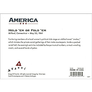 Women's Poker Night Avanti America Collection Funny Birthday Card for Her