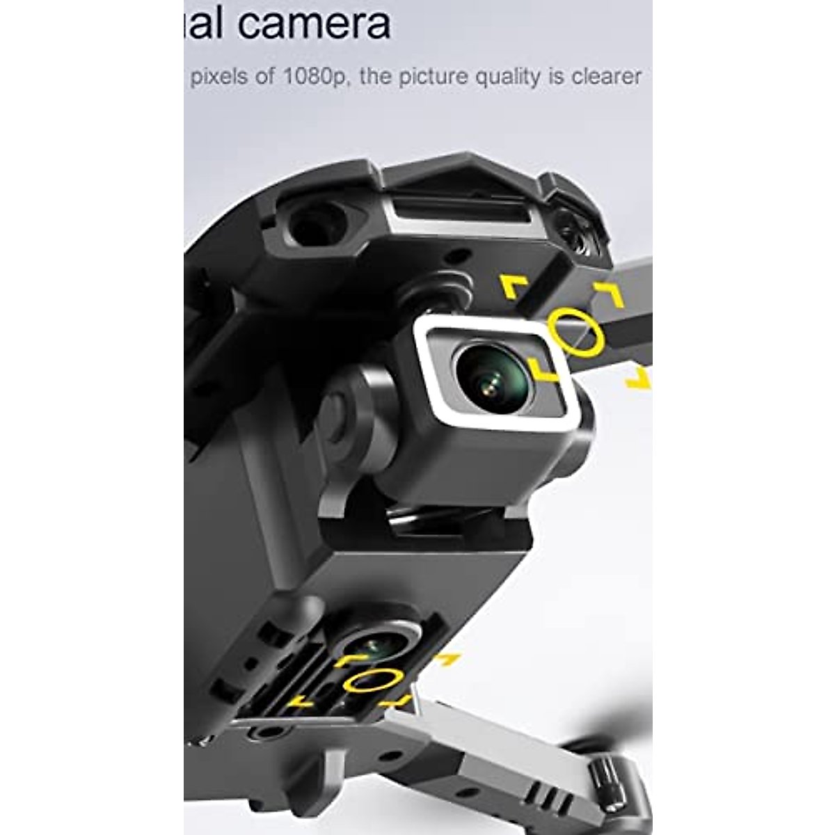 Drone with Camera for Begginers, Kids and Adults, Dual Video Camera 4KHD with Long Lasting Battery, Mobile Phone Connection, APP Control, Quadcopter Helicopter, Auto Hover, One Key Start , Kids Toy. Mini Drone S128