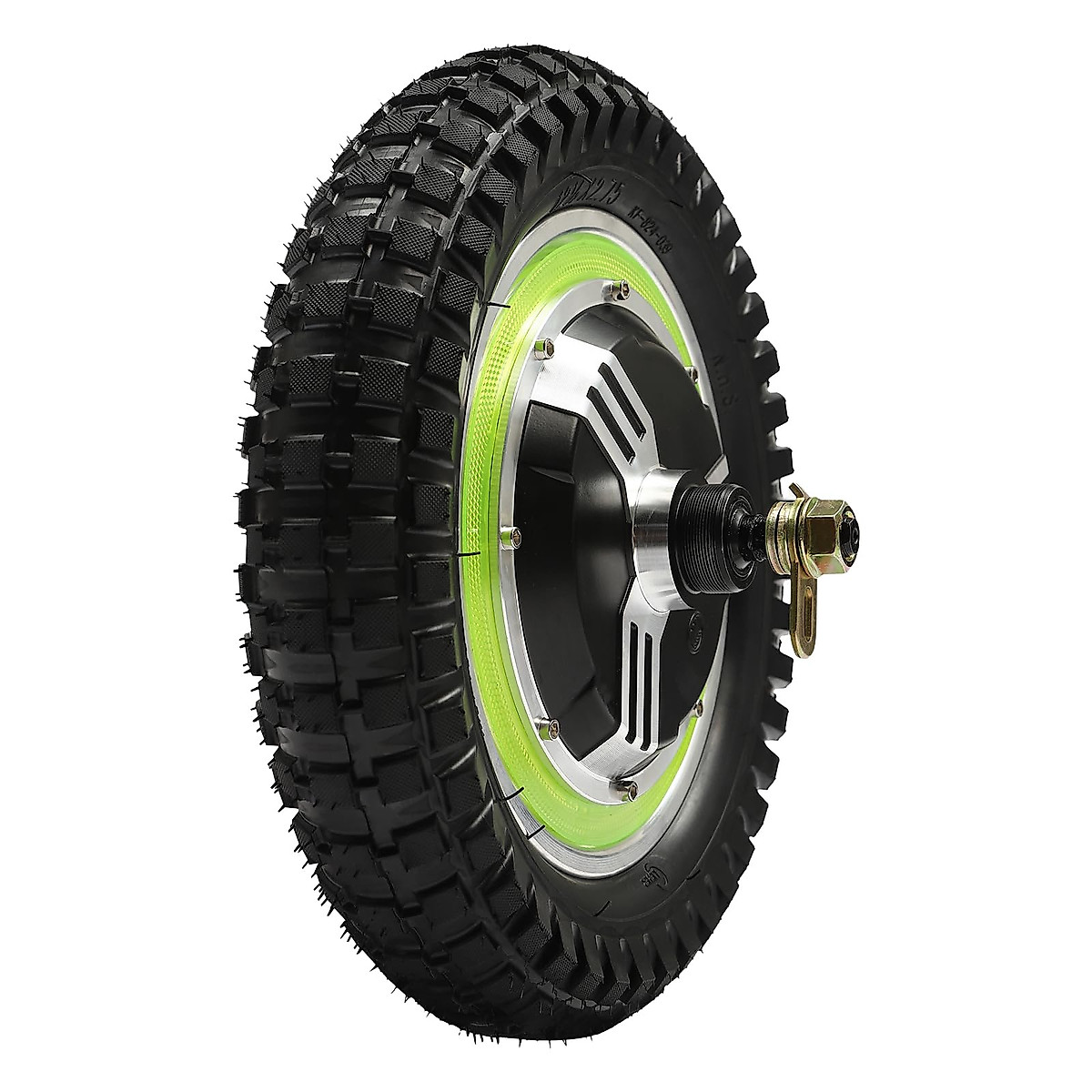 13'' Electric Bicycle Brushless Hub Motor Front Rear Wheel Cycle Bike E-Bike Hub Motor Conversion Kit 36V 350W Brushless Gearless Hub Motor Electronic Brake Disc Brake 22mile/h 1000RPM (36V 350W)