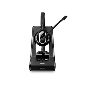 Sennheiser Enterprise Solution SD Pro2 ML Double-Sided Multi Connectivity Wireless Headset for Desk Phone & Skype for Business Ultra Noise-Cancelling Microphone, Black