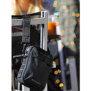 Sherpani Suki, Nylon Crossbody Purse with Coin Purse, Small Crossbody Bag, Cross Body Bag, Christmas Gifts, Purses for Women (Black)