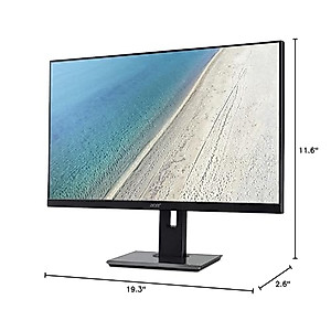 Acer B227Q bmiprzx 21.5" Full HD (1920 x 1080) IPS Zero Frame Monitor (Display, HDMI, VGA & 4 x USB 3.0 Ports)