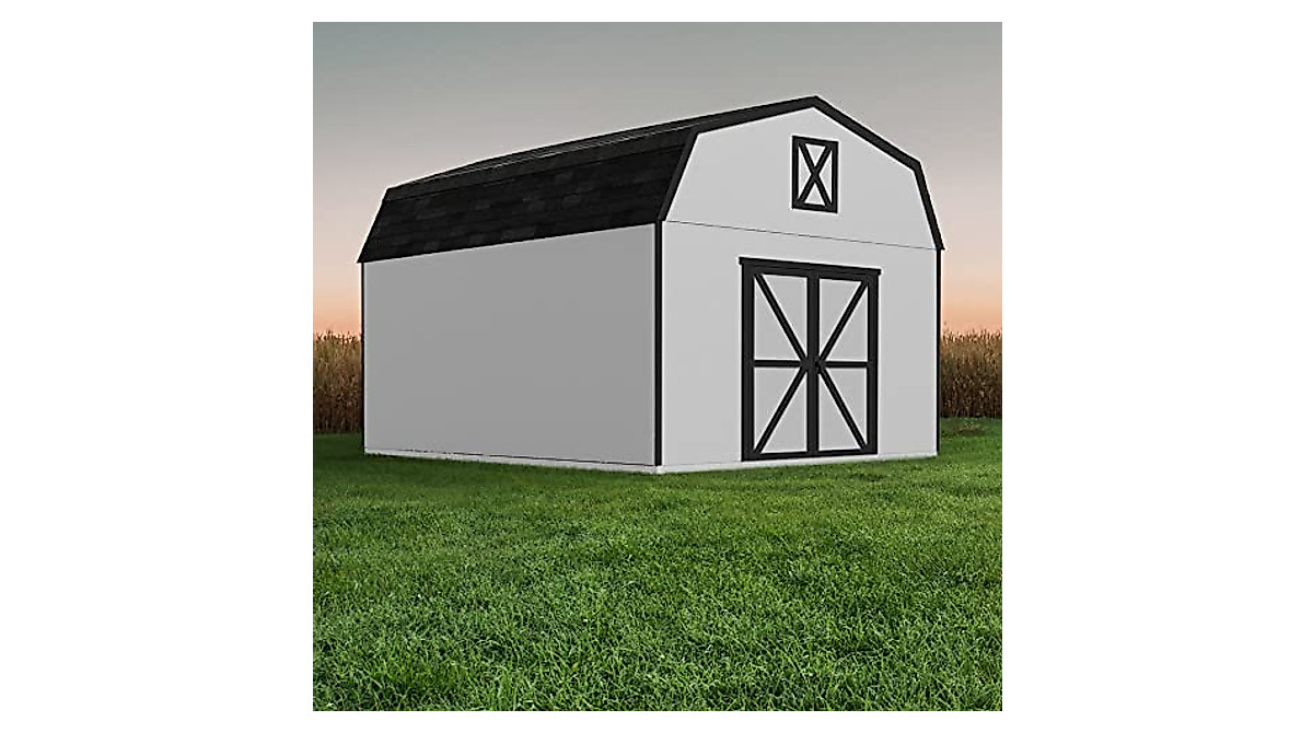 Handy Home 12x20 Wooden Storage Shed for DIY Assembly