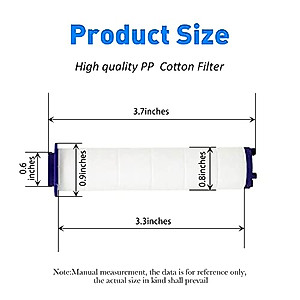 ANTOWER Handheld Turbo Fan hydro jet High Pressure vortex Shower Head Filter set of 12