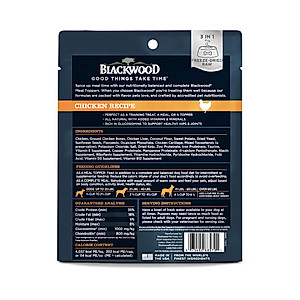 Blackwood Dog Food Topper, Chicken Recipe, 8 Ounce, High Protein with Glucosamine, Use as Training Treat, Meal, or Topper