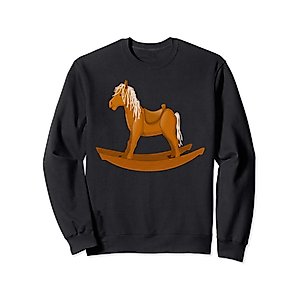 Rocking Horse Rocker Riding Kids Children Sweatshirt