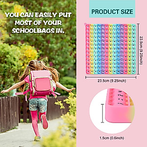 DK-SIMINA Multiplication Tables Games 12 X 12 Math Multiplication Flash Card Toys, Multiplication Games POP Create Various Multiplication Formulas for Teachers Two-Sided Multiplication Tables