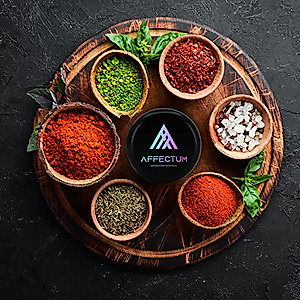 AFFECTUM Spice Grinder 2.5 inch - Aluminum Material Herb Grinder (Black)