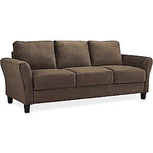 Generic 3-Seater Premium Fabric Sofa, Stylish and Comfortable Living Room Furniture, Camel