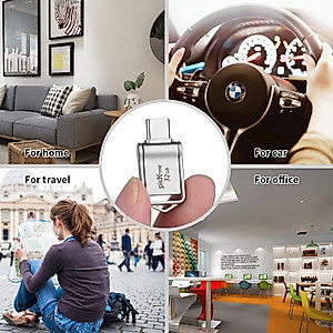 picK-me USB C Flash Drive, 2-in-1 USB 3.0 Thumb Drive, Dual USB Memory Stick Drive High Speed, for Type-C Android Smartphones Tablets and New MacBook (32G)