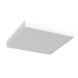 OOWOLF 25W 5000K LED Flush Mount Ceiling Light Fixture Ultra Slim, 12inch Waterproof Bathroom Square LED Ceiling Lamp Fixture Without Flicker, 85Ra+ Daylight White for Kitchen Bedroom Hallway Office