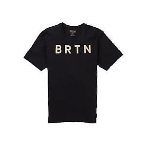 Burton Men's BRTN Short Sleeve T-Shirt, True Black, L