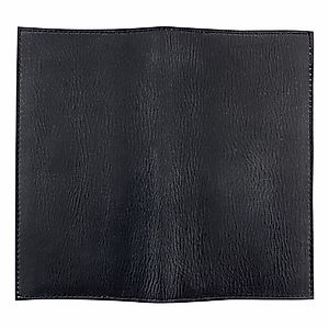 Hide & Drink, Checkbook Cover, Minimalist Organizer, Check Presenter, Bill Holder for Waiter and Waitress, Restaurant Accessories, Full Grain Leather, Handmade, Charcoal Black