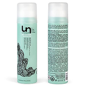 unwash Dry Cleanser - Dry Shampoo for All Hair Types, Refresh Hair & Absorb Excess Oil, Lightweight & Residue-Free, Color-Safe, 3.3 oz