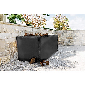 Sturdy Covers Deck Box Defender Cover - All-Season Outdoor Deck Box Cover (Black, Large)