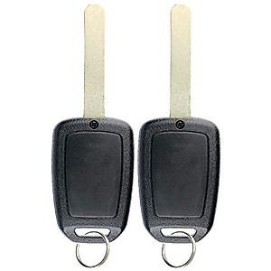 KeylessOption Keyless Entry Remote Fob Uncut Car Key for Honda Accord 16-17 Civic 16-19 (Pack of 2)
