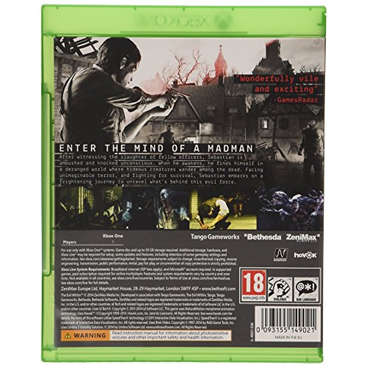 Xbox1 the evil within - includes the fighting chance pack (eu)
