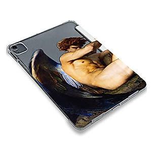 Cute Renaissance Angels Art case Compatible with iPad Mini Air Pro 7.9 8.3 9.7 10.2 10.9 11 12.9 inch Pattern Cover New 2022 2021 Trifold Stand 3 4 5 6 7 8 9 Generation 592 (10.2" 7/8/9 gen)