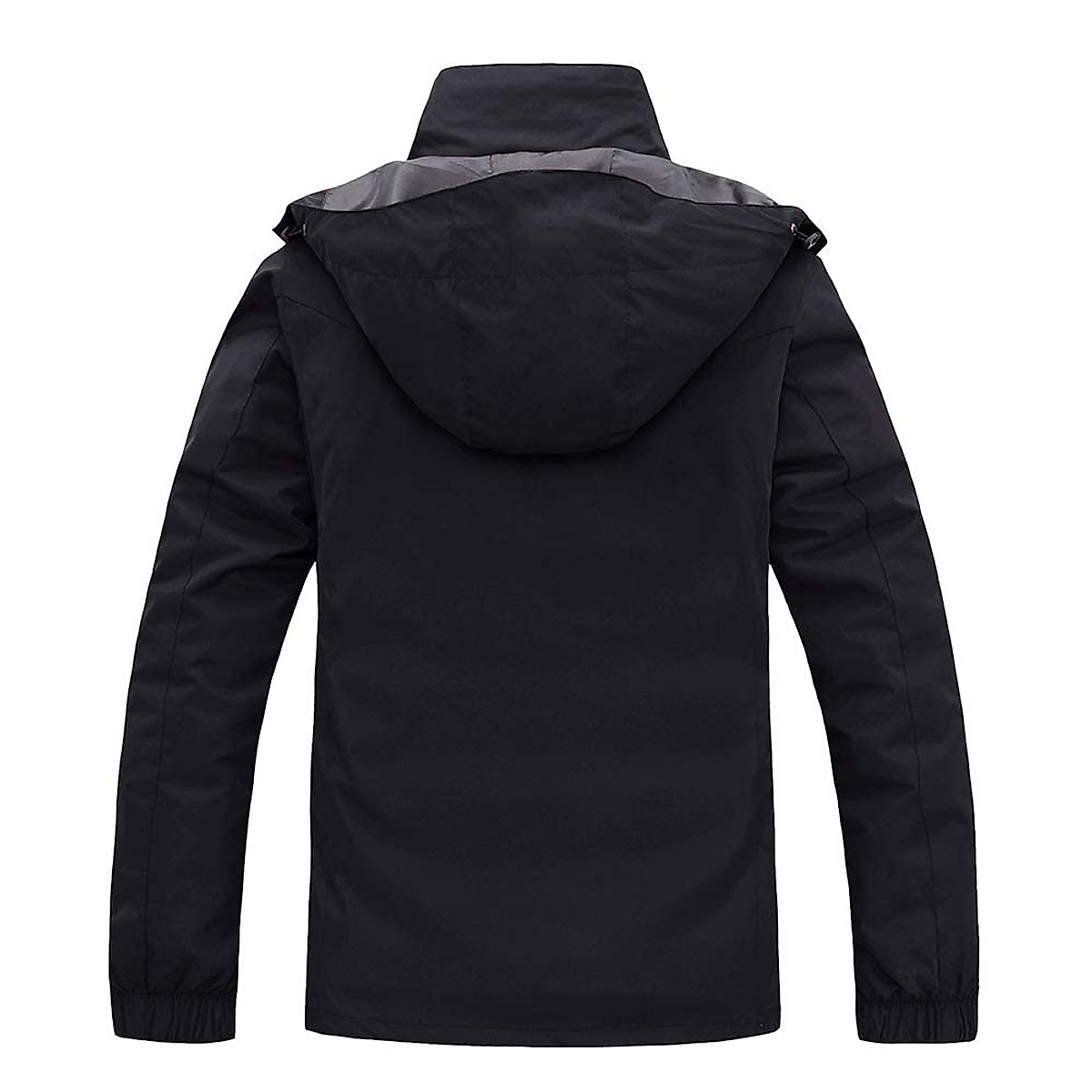 wantdo Women's Warm Winter Snow Coat 3-in-1 Interchange Ski Jacket with Hood Black XL