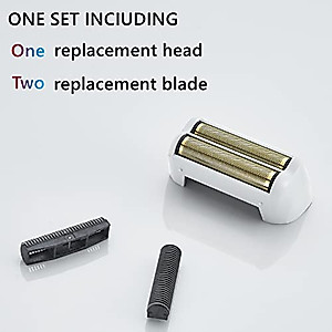 2 Pack Pro Shaver Replacement Foil and Cutters compatible with andis 17150(TS-1)/17155/17200 shaver ProFoil Lithium replacement" Golden