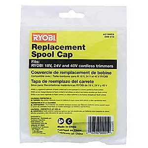 Ryobi AC14HCA Genuine OEM One+ Replacement Spool Cap for Ryobi One+ 18V, 24V, 40V Cordless Trimmers