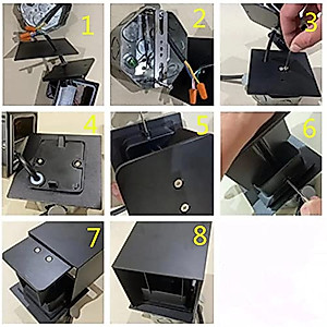 Wrasse LED Aluminum Outdoor Wall Sconces 12W Modern Wall proch housing Lighting 110v Exterior Black 6500k Garage Corridor Lights Wall Mounted Lamp Porch Patio Light 2PCS (Matte Black 6500k)