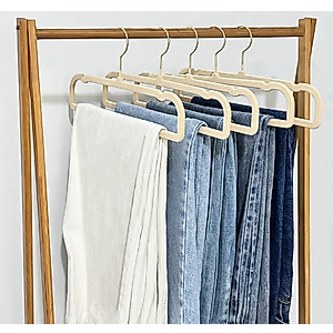 Gold Velvet Hangers 20 Pack,Velvet Pants Hangers with Gold Hook,Non-Slip Gold Velvet Hangers,Space Saving Slim Hangers 13.77inch