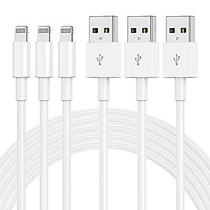 [3 Pack] Apple Chargers for iPhone 12 11 Charger Cable 10 ft,[Apple MFi Certified] Apple Charging Cord 10ft Lightning to USB Cable 10 Foot, Fast Phone Charging Cord for iPhone 12 Pro Max/11/10/X/XR/8