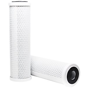 2-Pack Replacement for GE GX1S01R Activated Carbon Block Filter - Universal 10 inch Filter Compatible with GE SINGLE STAGE DRINKING WATER FILTRATION UNIT - Denali Pure Brand