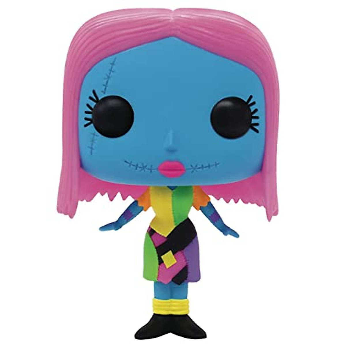 POP Disney: The Nightmare Before Christmas - Sally (Blacklight) Funko Vinyl Figure (Bundled with Compatible Box Protector Case) Multicolored 3.75 inches
