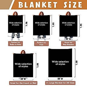 WNNNS Custom Blanket with 5 Photos Multiple Designs, Personalized Gifts for Mom,Dad,Families,Boyfriend,Girlfriend,Kids, Valentines Blanket with Multiple Designs.