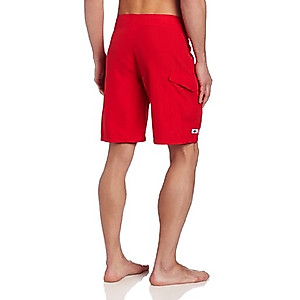 Speedo Women Guard Swim Trunk Knee Length Boardshort Volley, Speedo Red, 32 US