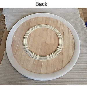 Lazy Susan Turntable, Wooden Kitchen Serving Plate Round Rotating Tray for Hotel Restaurant Family Kitchen, Dining Table Centerpiece/Wood (Size : 60cm/23.6in)
