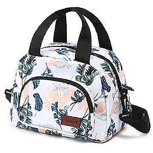 TAHAN Insulated Lunch Box For Girls Small Lunch Bag Adult Women Work Kawaii Lunch Tote For Teen School Cute Compact Lunch Pail For Kids Keep Warm Lunch Pale For Ladies Teacher